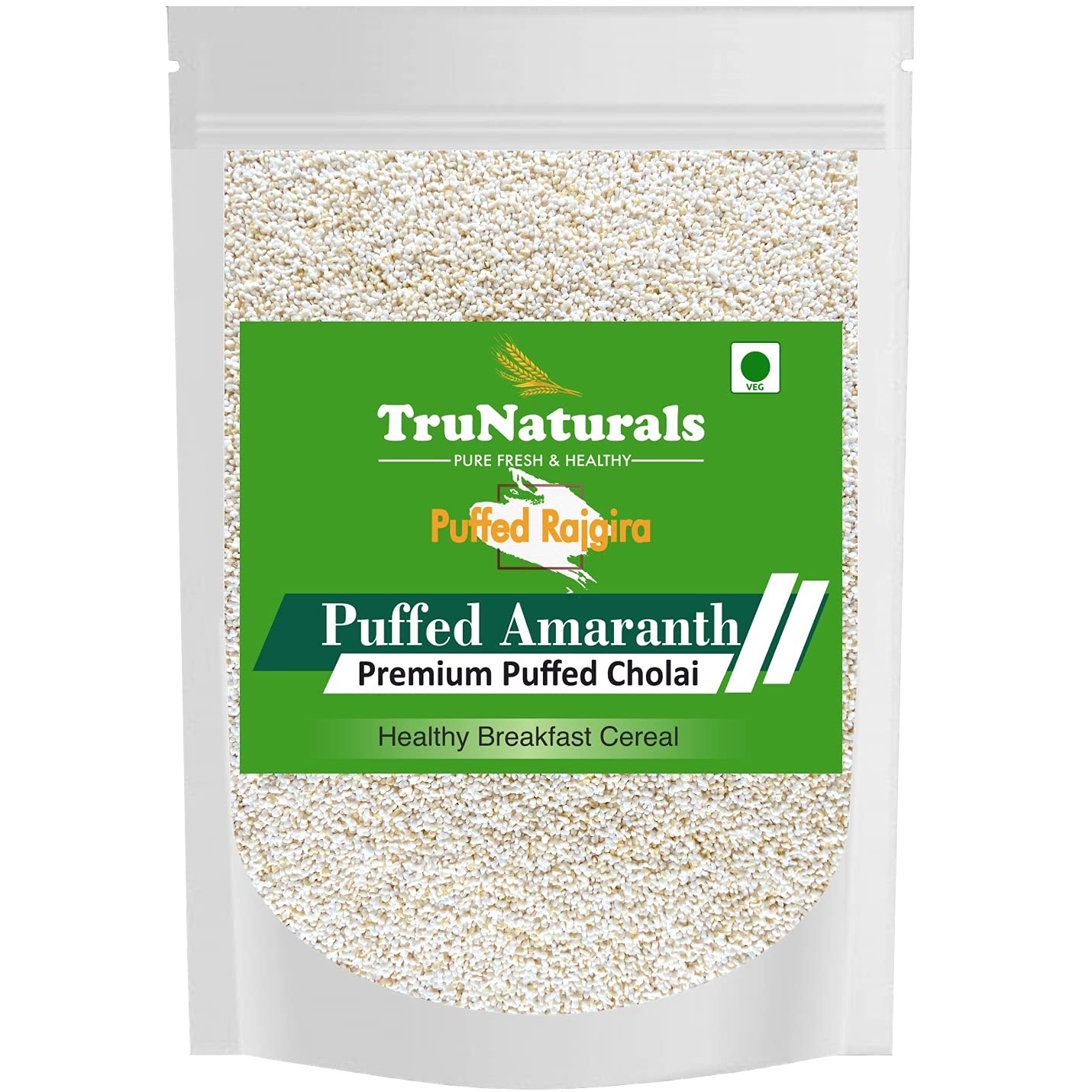 TruNaturals Puffed Amaranth Seeds 300g | Gluten Free Puffed Rajgira ...