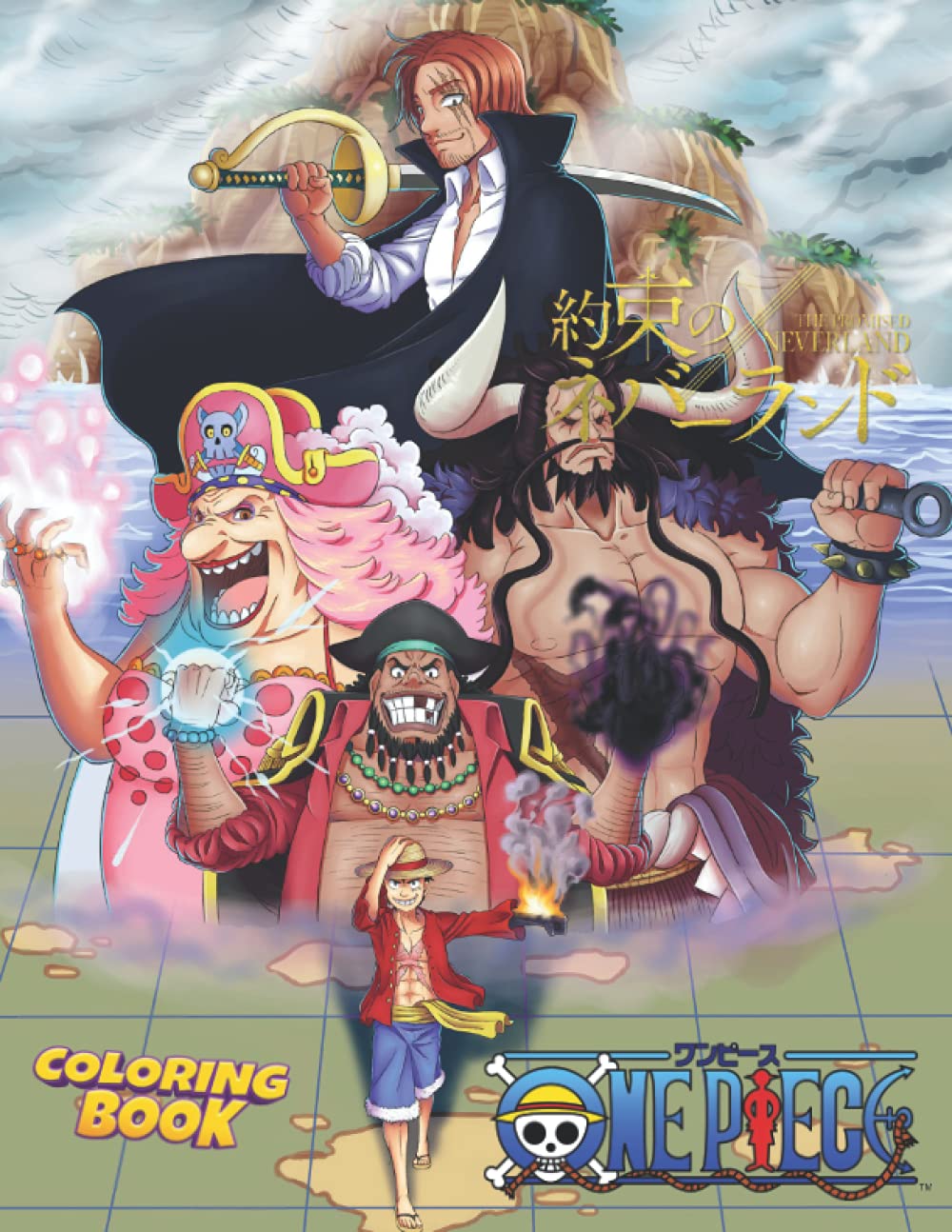 Buy Ŏne Piece Coloring Book: Funny Anime For Luffy And Friends Fans ...