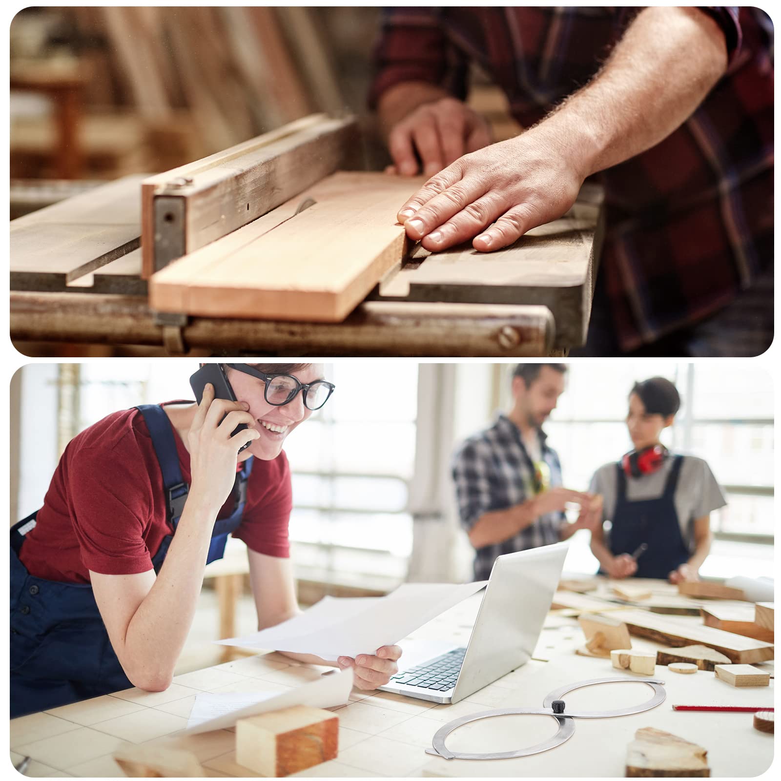 Snapklik.com : 2 Pieces Double Ended Bowl Caliper Wood Turners Calipers ...