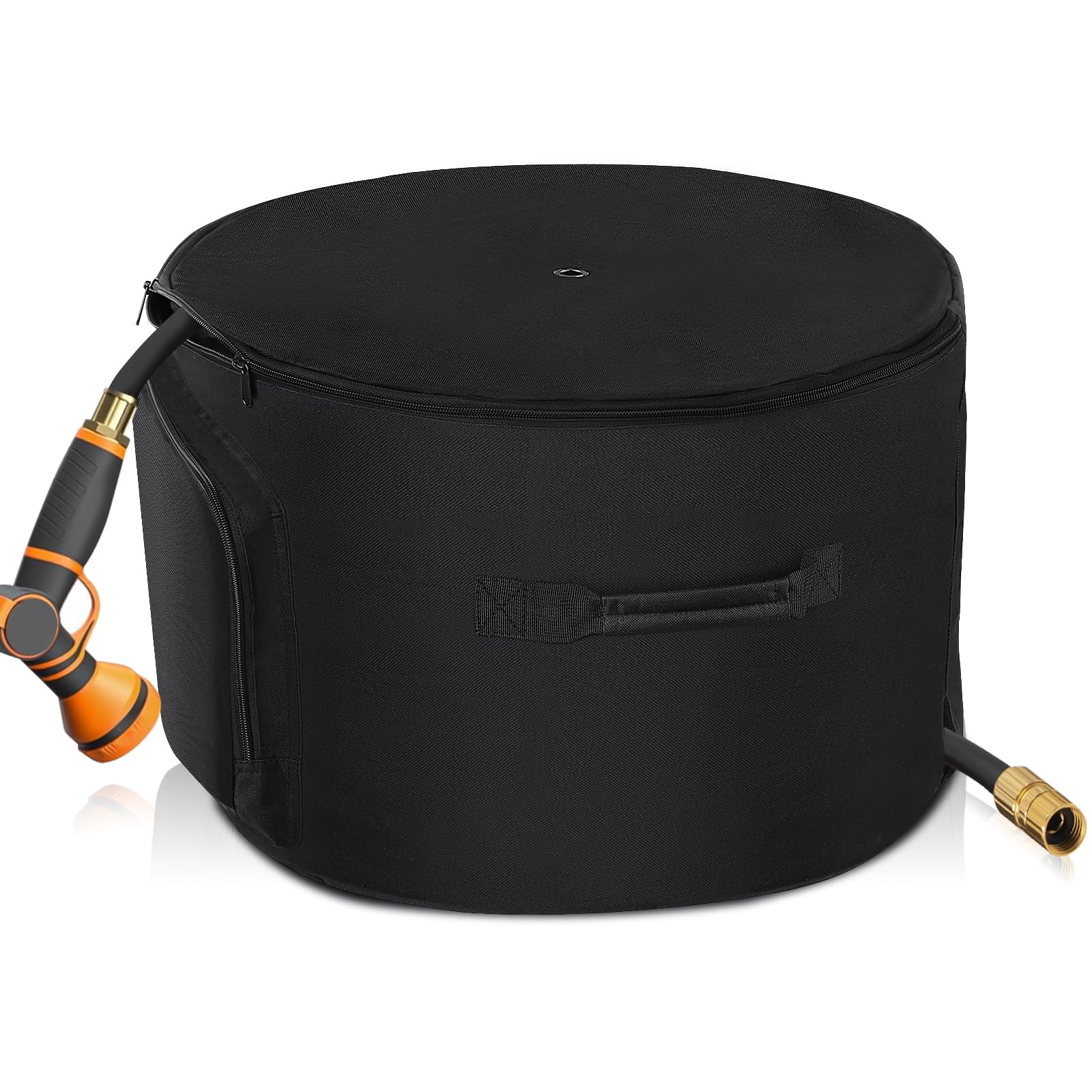 Amazon.com : Garden Water Hose Holder Storage Bag Pot，Water Hose Hider ...