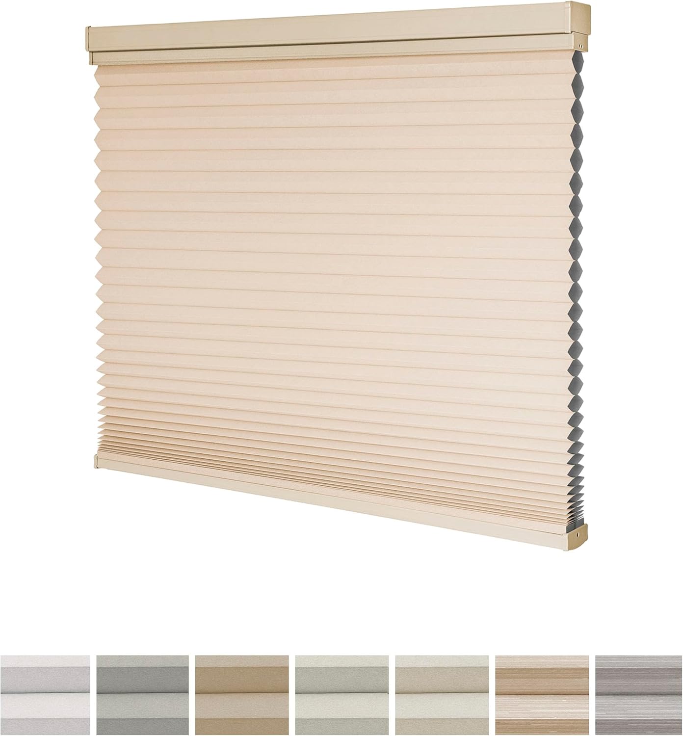 Amazon.com: SOLAUR Cordless Cellular Blinds, Top Down Bottom Up Shades ...
