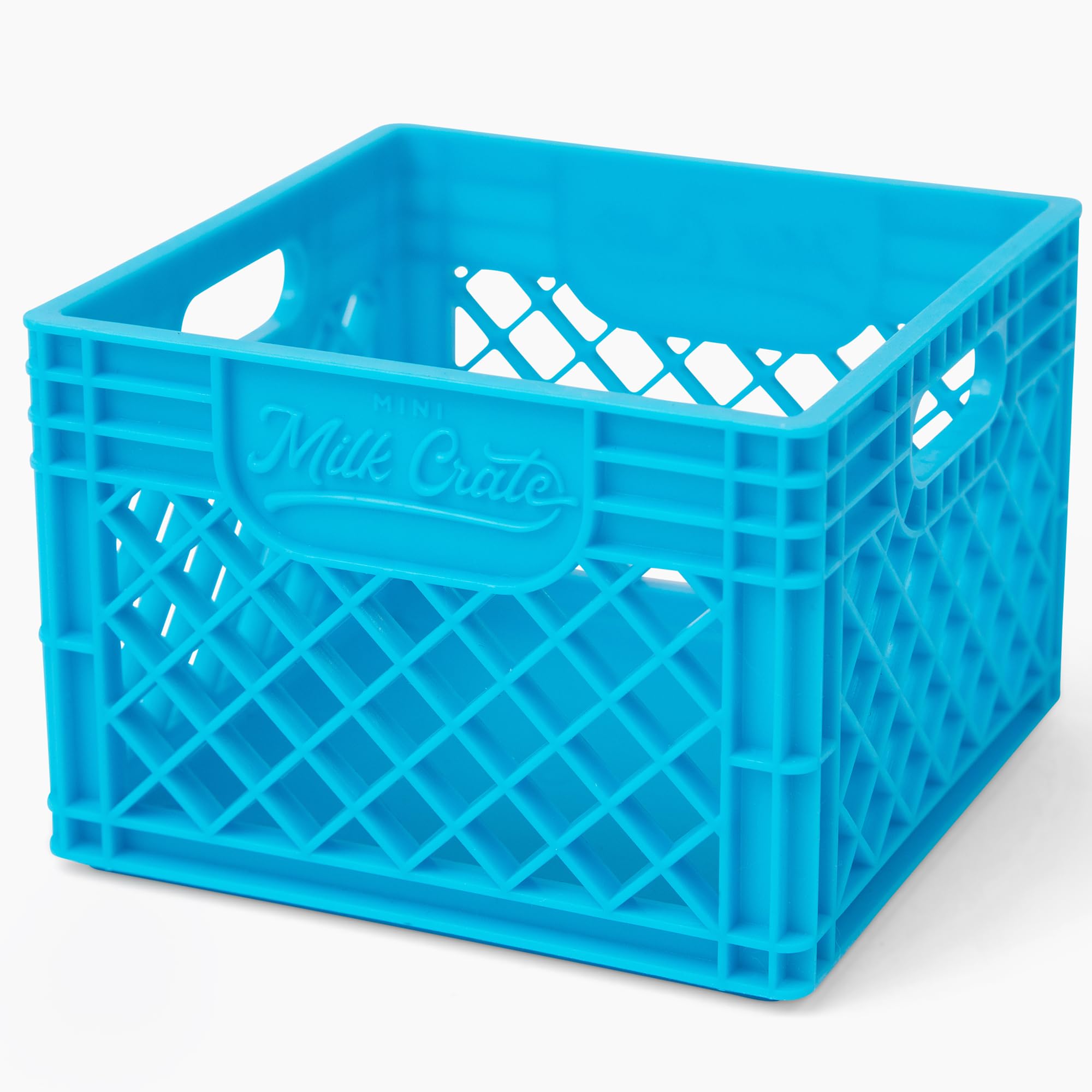 Mini Plastic Milk Crates United Solutions 8.7 In W X 7.5 In H X 6.3 In