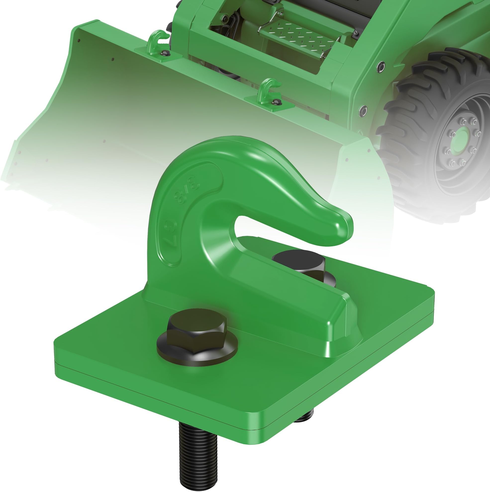 Amazon.com: SPARKWHIZ Tractor Bucket Hooks with Tie Down Ring, Grade 70 ...