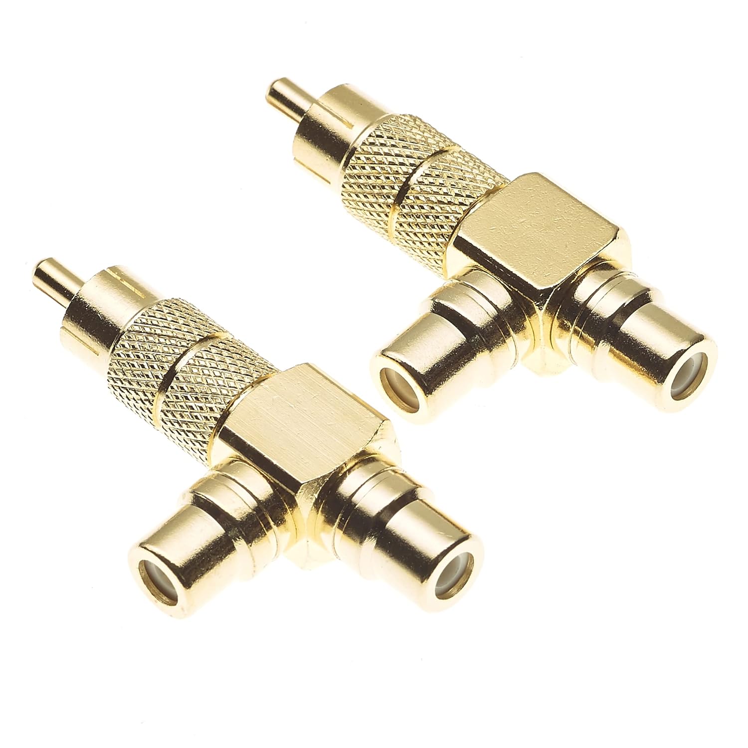 Keple RCA Splitter Adapter, 2 Stück - 50 Ohm 1 Zu 2 Phono Splitter Mit ...