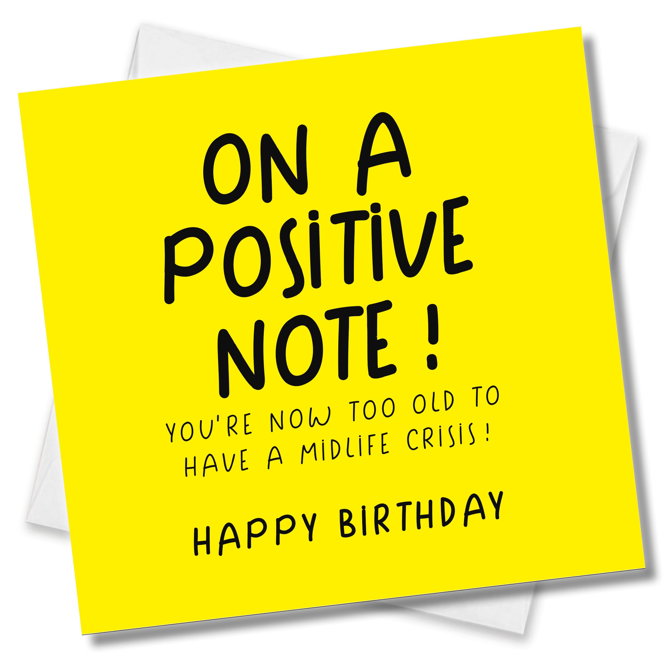 Punkcardsfunny Birthday Card For Friend On A Positive Note | Desertcart GB