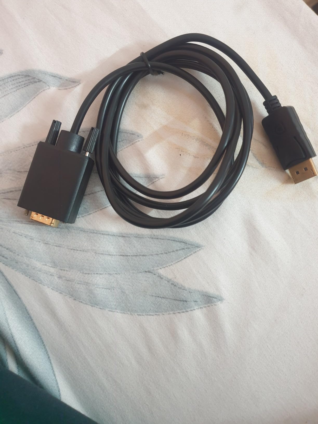 Anbear DisplayPort to VGA Cable 6ft, DP to VGA 1080P Compatible for ...