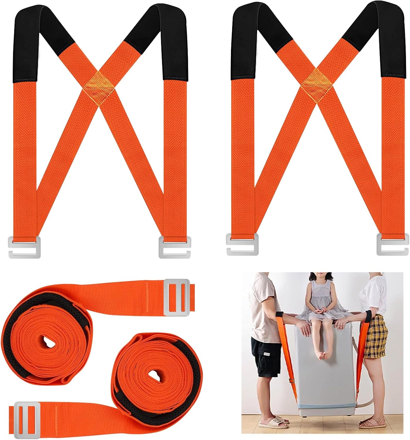 DZOMK Moving Straps,2-Person Lifting and Moving System Shoulder Belt ...