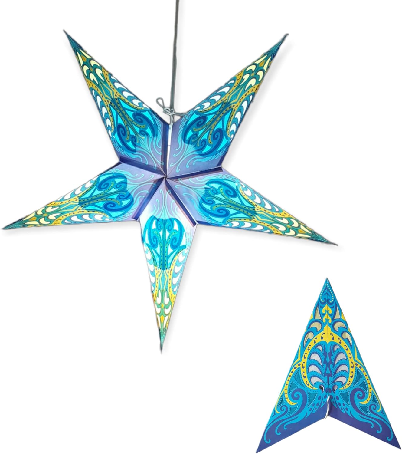 Paper Star Lantern Lampshade Paper Star Light Shades Large 60cm Star ...