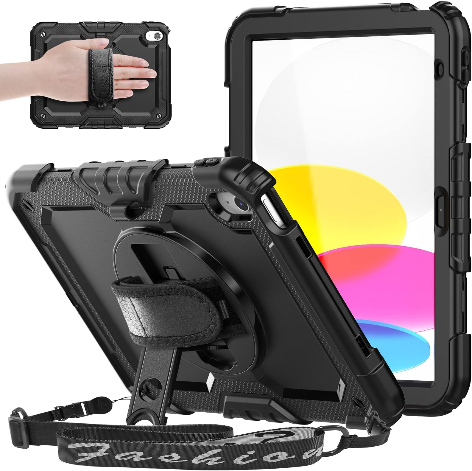 SEYMCY for iPad 10th Generation Case 10.9 inch 2022, Shockproof Sturdy ...