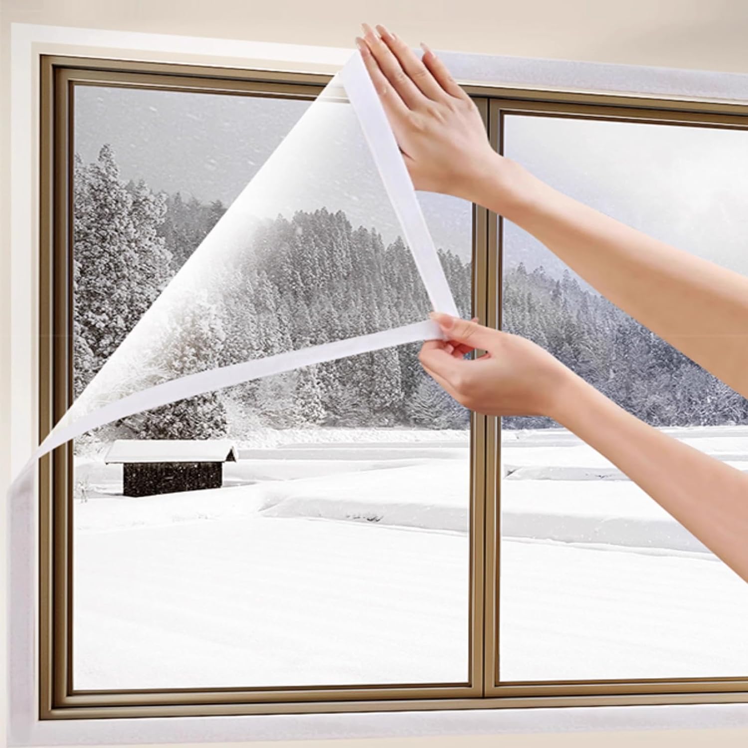 Window Insulation Film Kits,Transparent Insulating Foil,Double Glazing ...