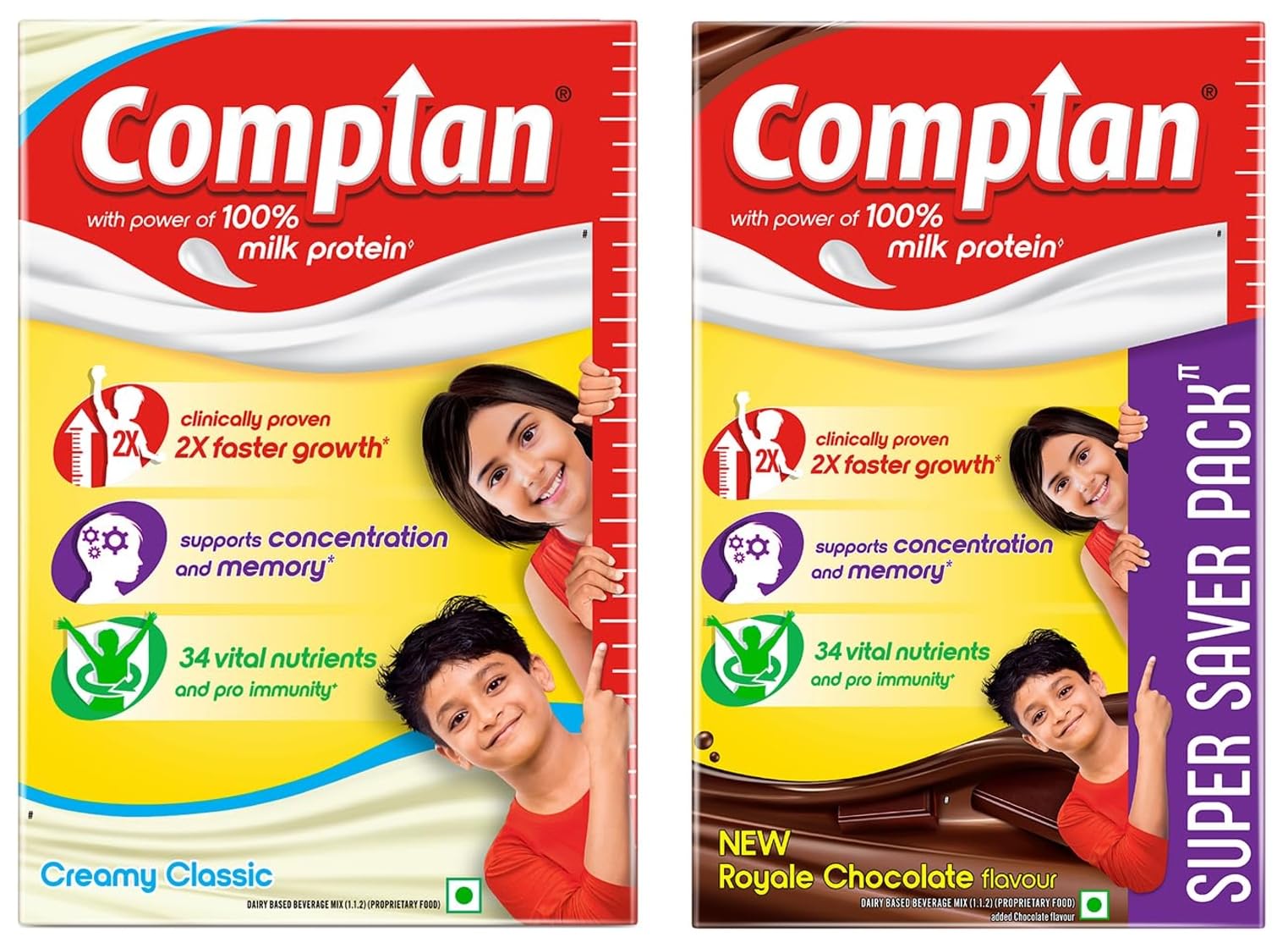 Complan Nutrition Drink Powder for Children, Royale Chocolate Flavour ...