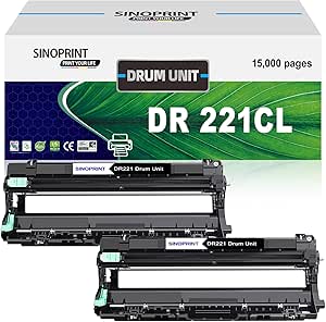 Amazon.com: SINOPRINT DR221CL DR-221CL DR221 CL Black Drum Unit ...