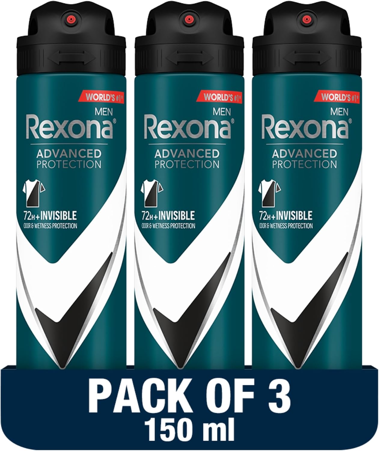 Rexona Men Advanced Protection Antiperspirant Deodorant Spray, 72 hour ...