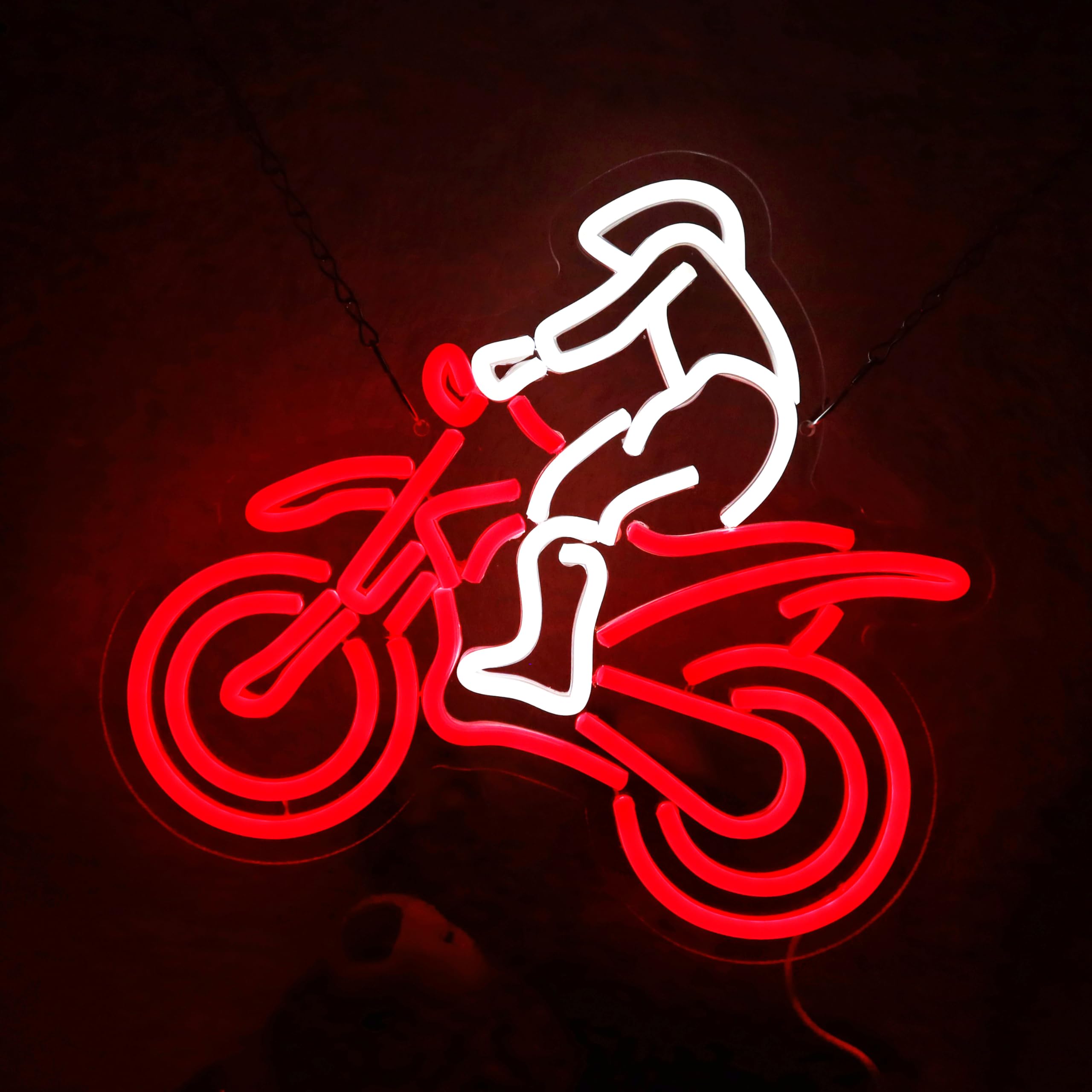 Amazon.com : Dirt Bike Neon Sign Motercycle Neon Sign Motocross LED ...