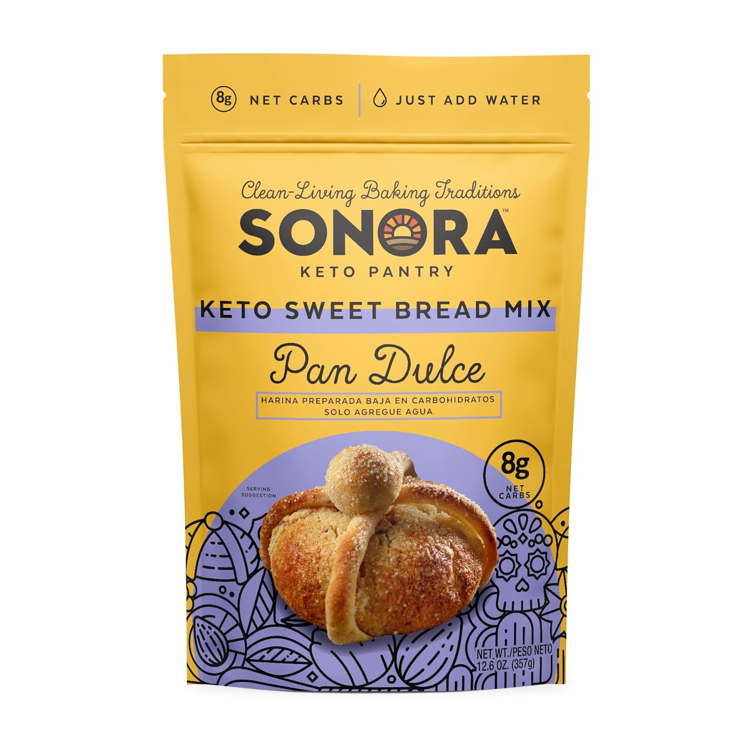 Amazon.com : Sonora Pan Dulce Keto Baking Mix | Mexican Soft Keto ...