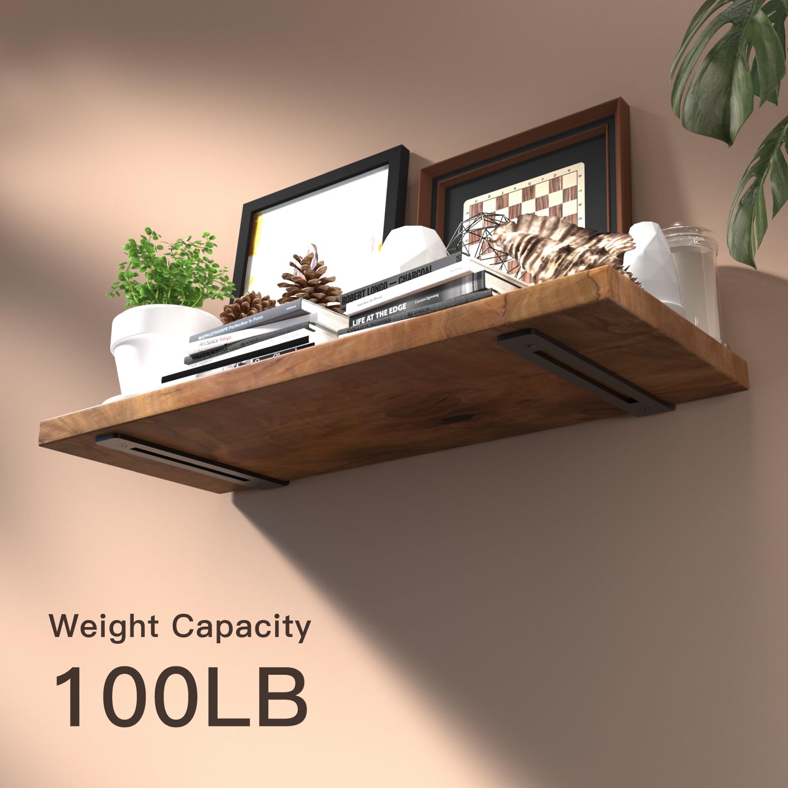 Snapklik.com : 6 Pack 12 Inch Shelf Brackets,1/5" Thick Heavy Duty L ...