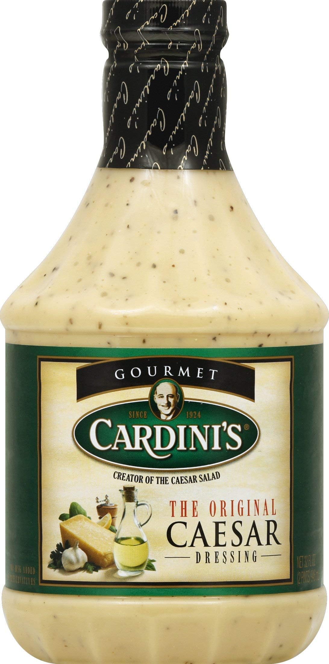 Amazon.com : Cardini's Original Caesar Dressing, 32-Ounce Bottles ...