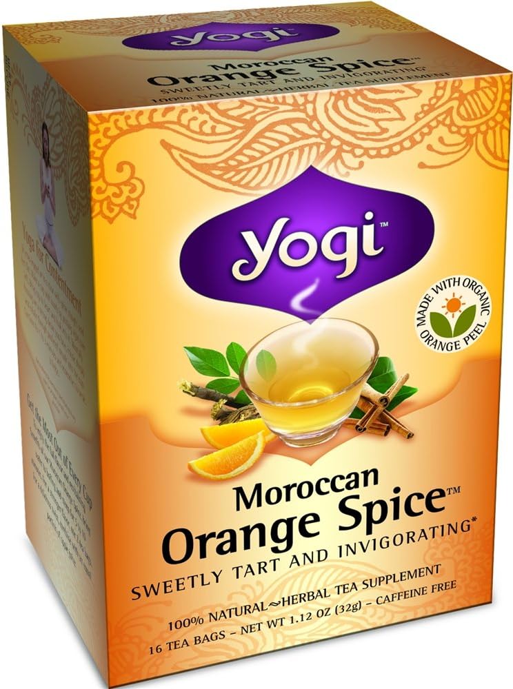 Amazon.com: YOGI TEAS/Golden Temple Tea CO Morocco Orange Spice Tea 16 ...