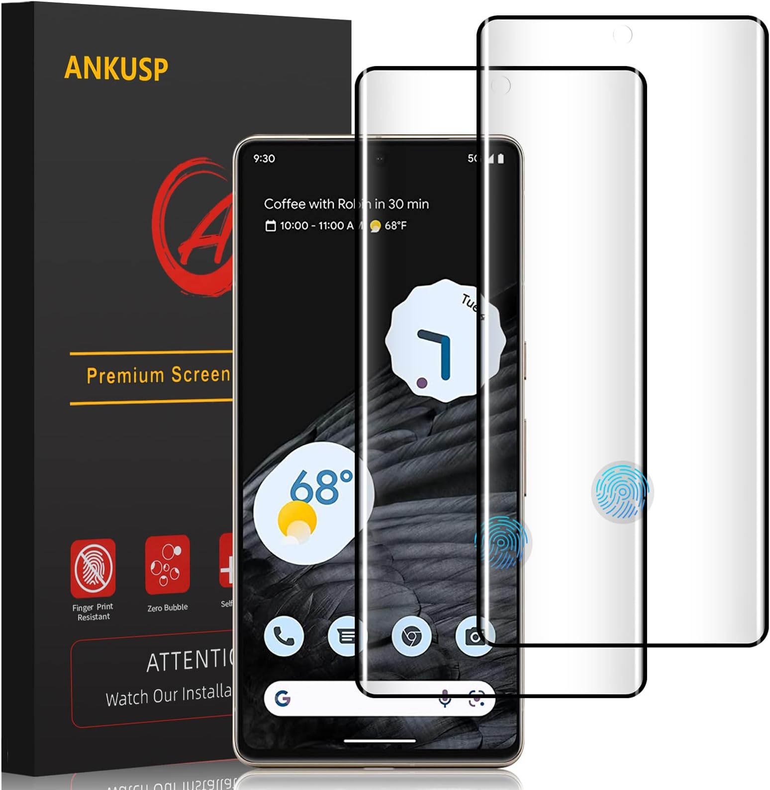 Amazon.com: OtterBox Google Pixel 8a Glass Screen Protector, Flawless ...