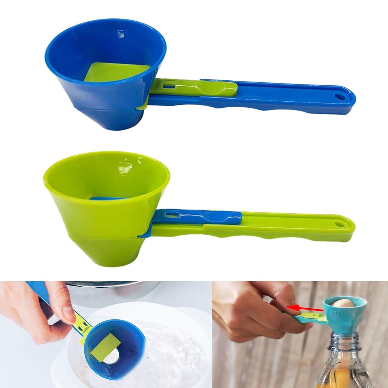 Amazon.com: Hayaww 2 x Funnel Shovel for Powder, Mini Funnel, Powder ...