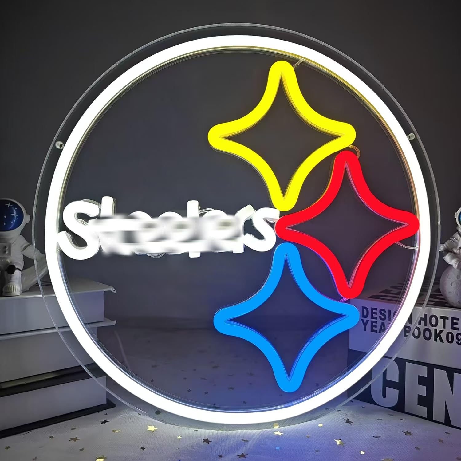 Amazon.com : OvoNinn Football Neon Signs Football Neon Lights for Wall ...