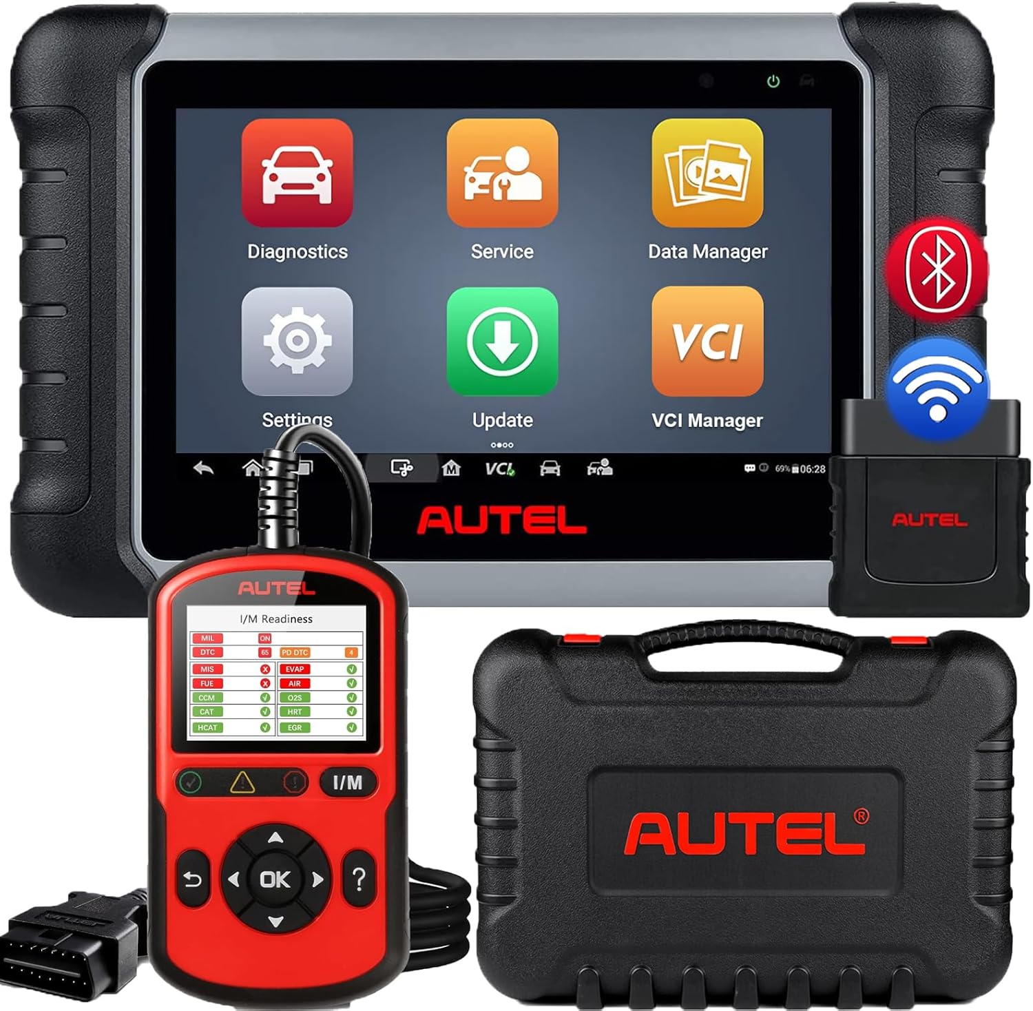 Amazon.com: Autel Scanner MaxiCOM MK808Z-BT with Autolink AL549 OBD2 Scanner, Bidirectional Scan ...