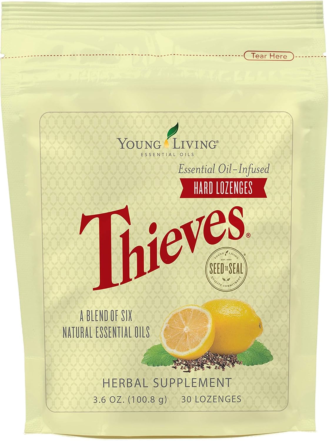 Thieves Hard Lozenges 30 ct by Young Living Essential Oils : Amazon.co ...