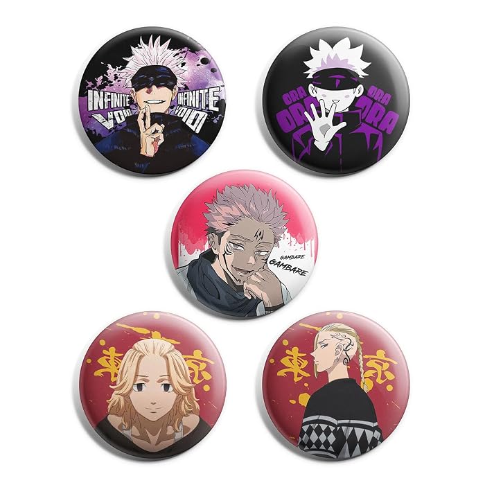 Buy Jujutsu Kaisen Anime Satoru Gojo, Ora Ora, Gambare, Invincible ...