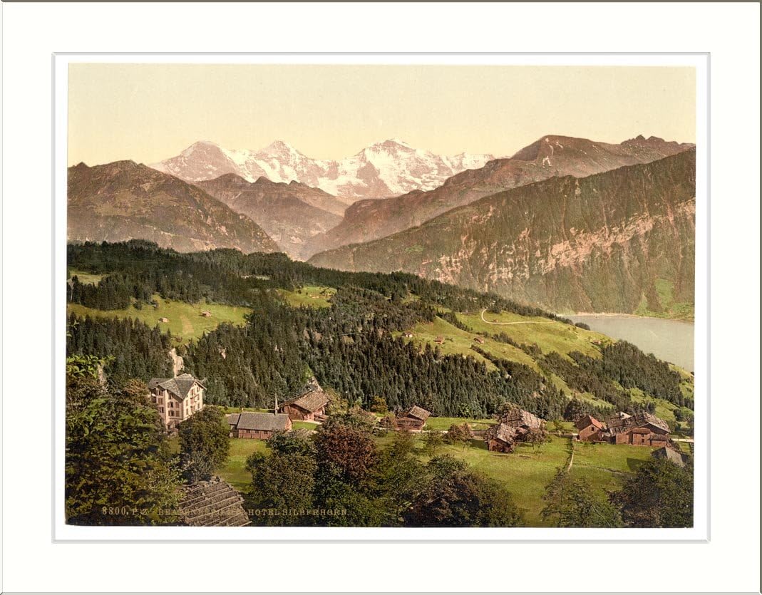 Amazon.com: Beatenberg village and Hotel Silberhorn Bernese Oberland ...