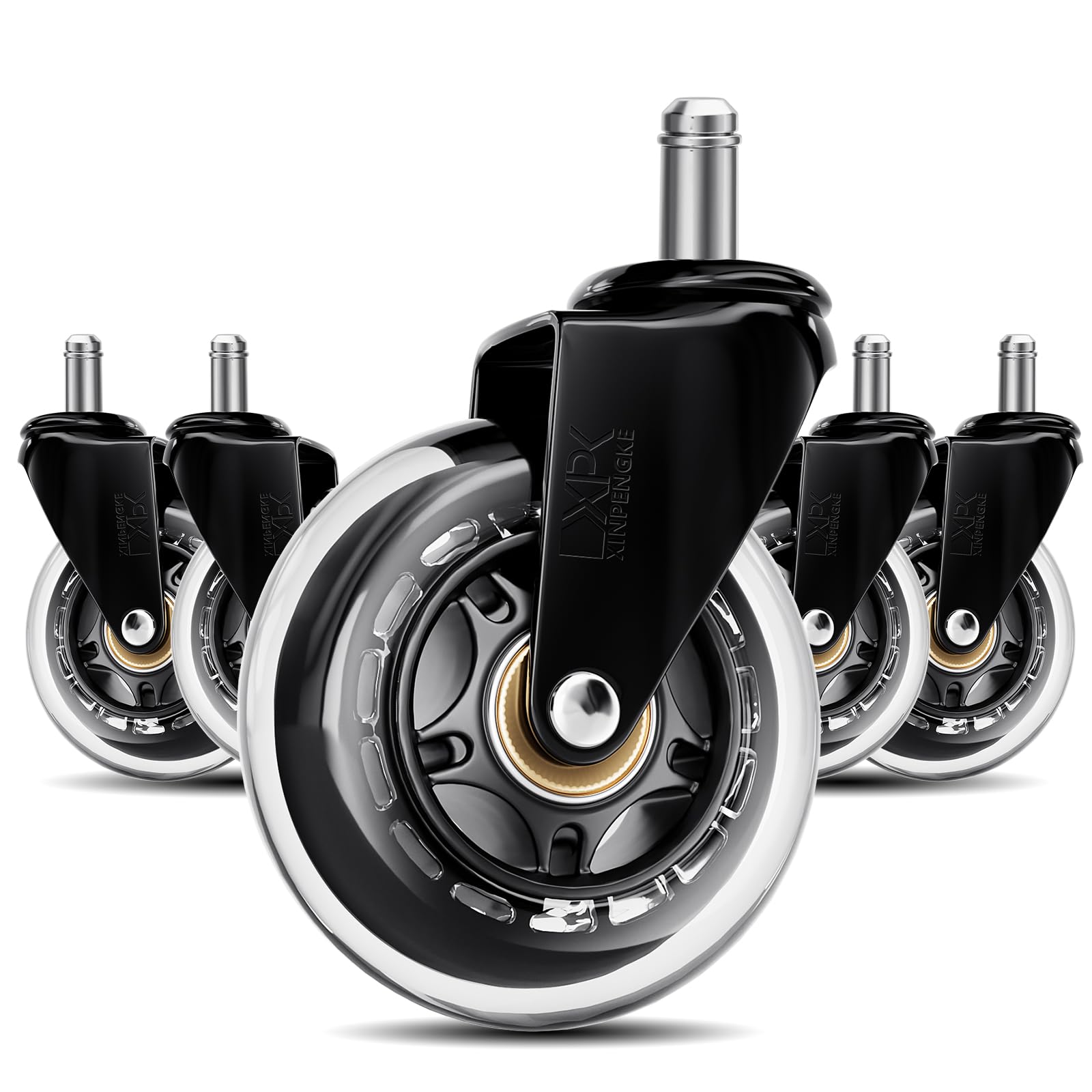 Amazon.com: XINPENGKE Office Chair Wheels - Replace Smooth and Durable ...