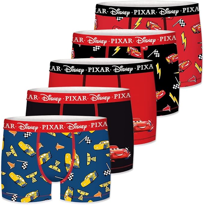 Cars Calecon Enfant Running, Boxer Garçon, Soft Touch, Anti-Frottement ...