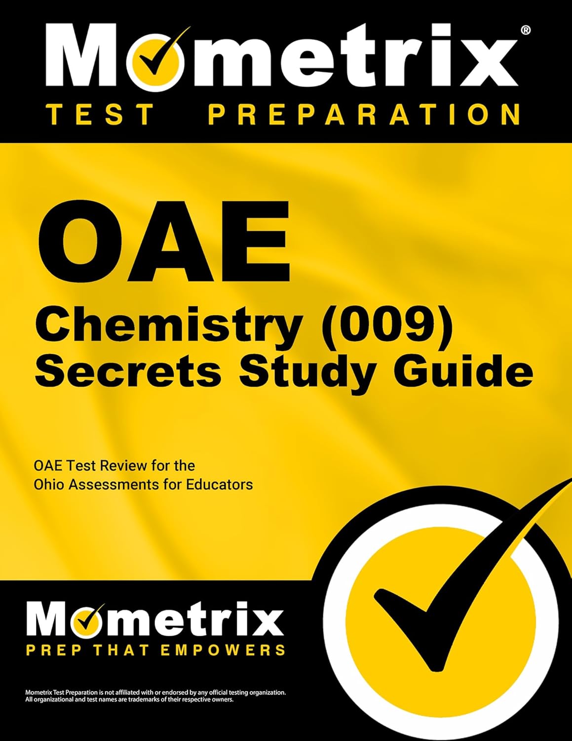 OAE Chemistry (009) Secrets Study Guide: OAE Test Review for the Ohio ...