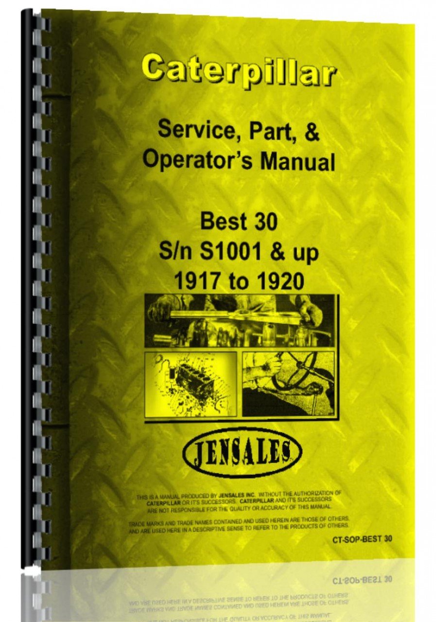 Amazon.com: Caterpillar Best 30 Tracklayer Operators Manual (SN# S1001 ...