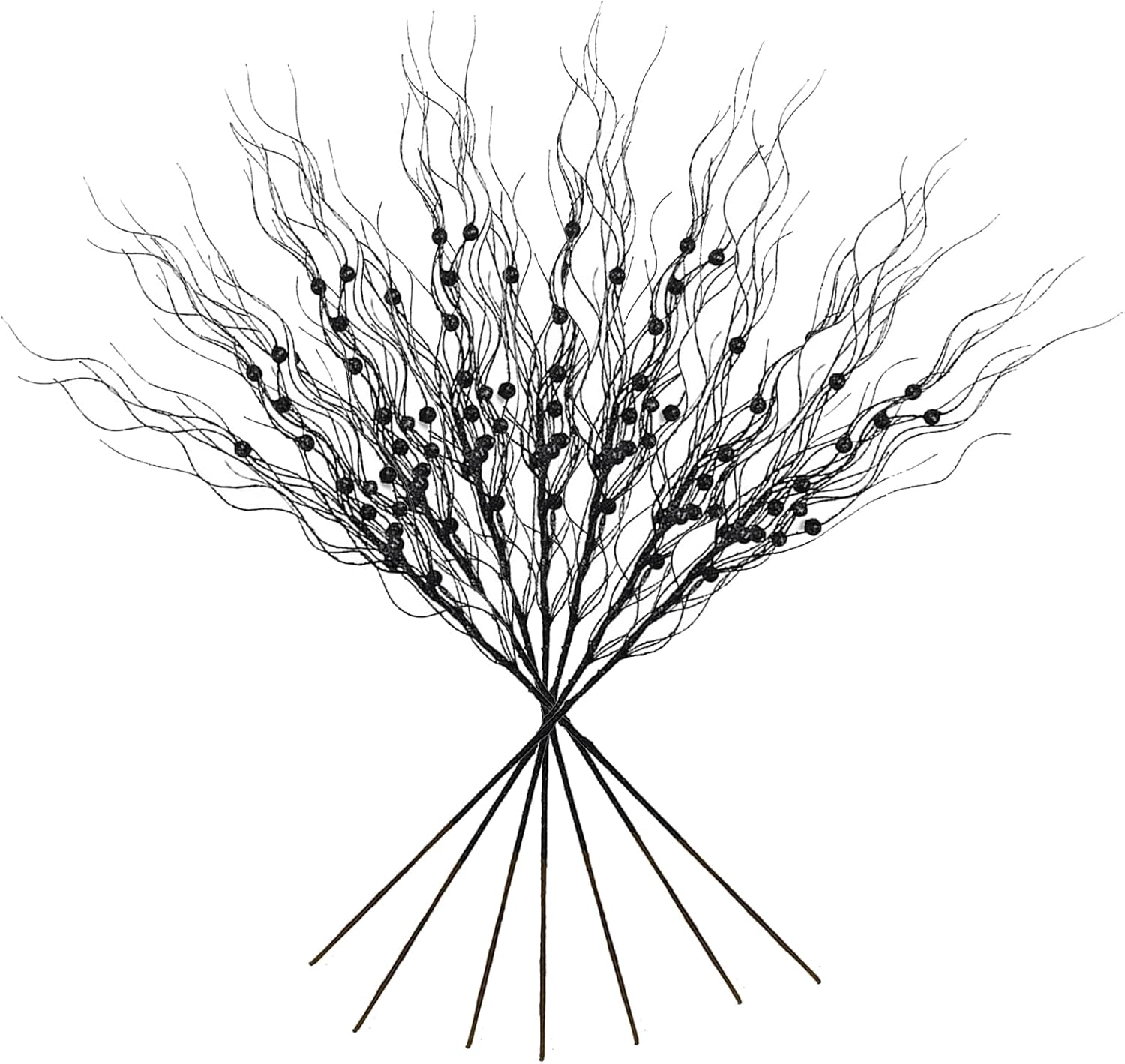 Amazon.com: Wnvivi 12 Pcs Glitter Curly Ting Ting Branches,17 Inch ...