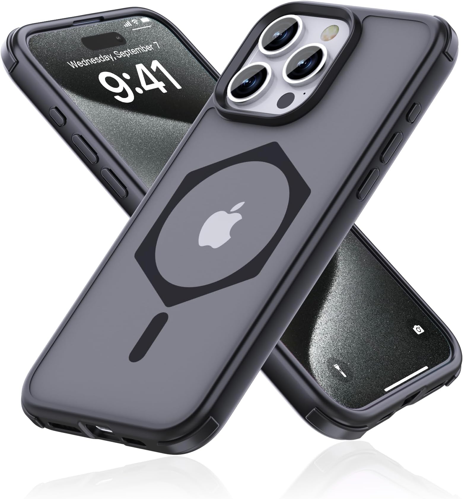Amazon.com: Humixx Magnetic for iPhone 15 Pro Max Case, [14 FT Drop ...
