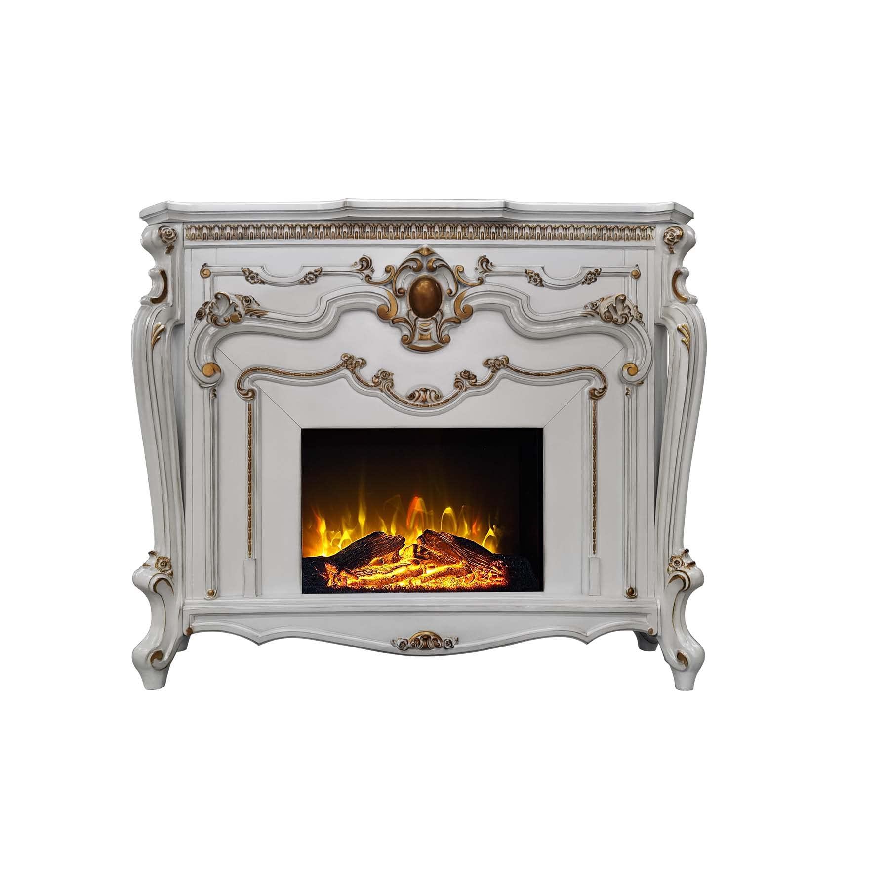 Amazon.com: Picardy Fireplace in Antique Pearl Finish : Home & Kitchen