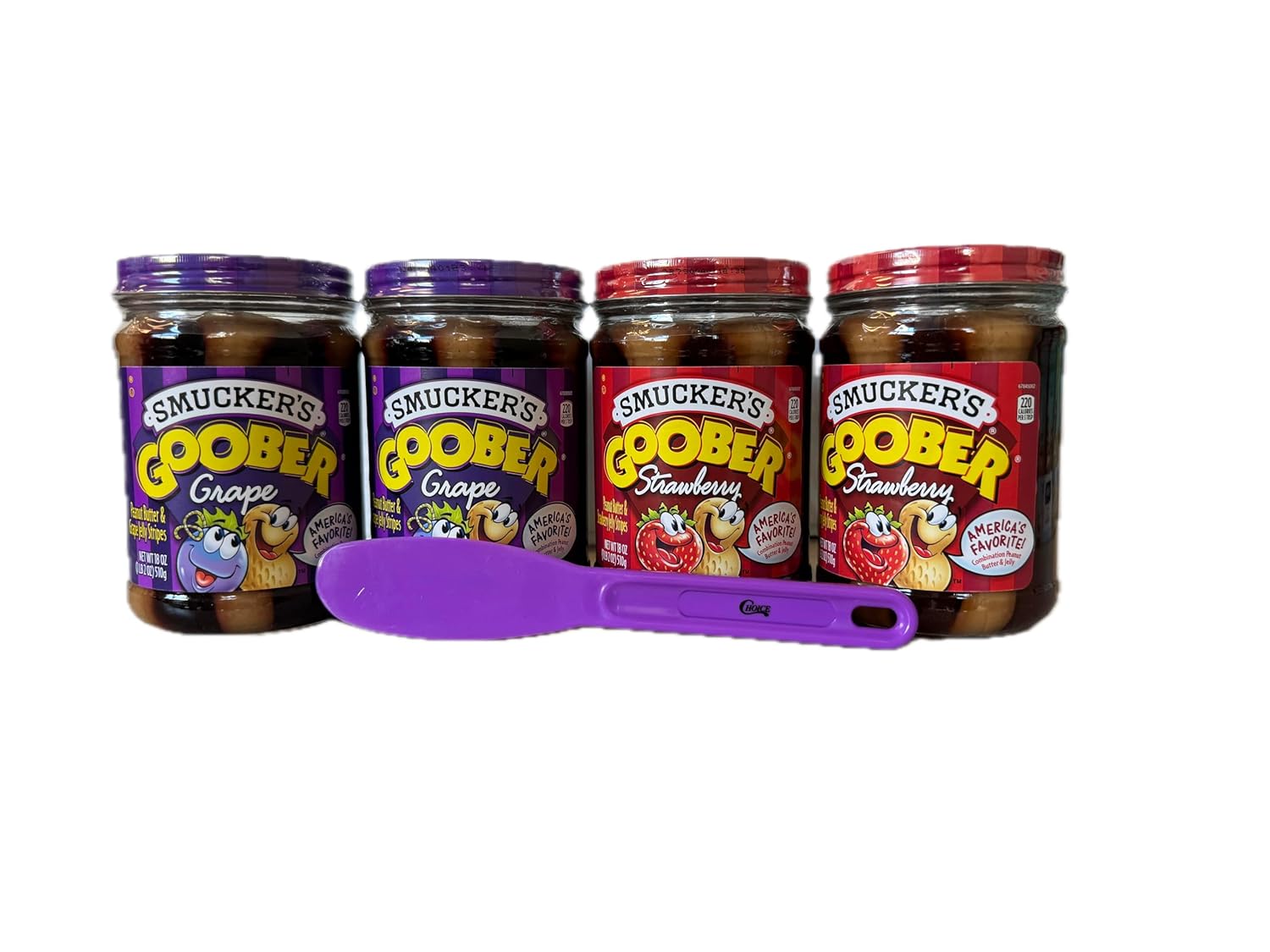 Smucker’s Goober Sabores de uva y fresa Kosher Peanut Butter and Jelly ...