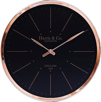 Buy HARRIS & CO. CLOCKMASTERS Premium Luxury Analog Wall Clock ...
