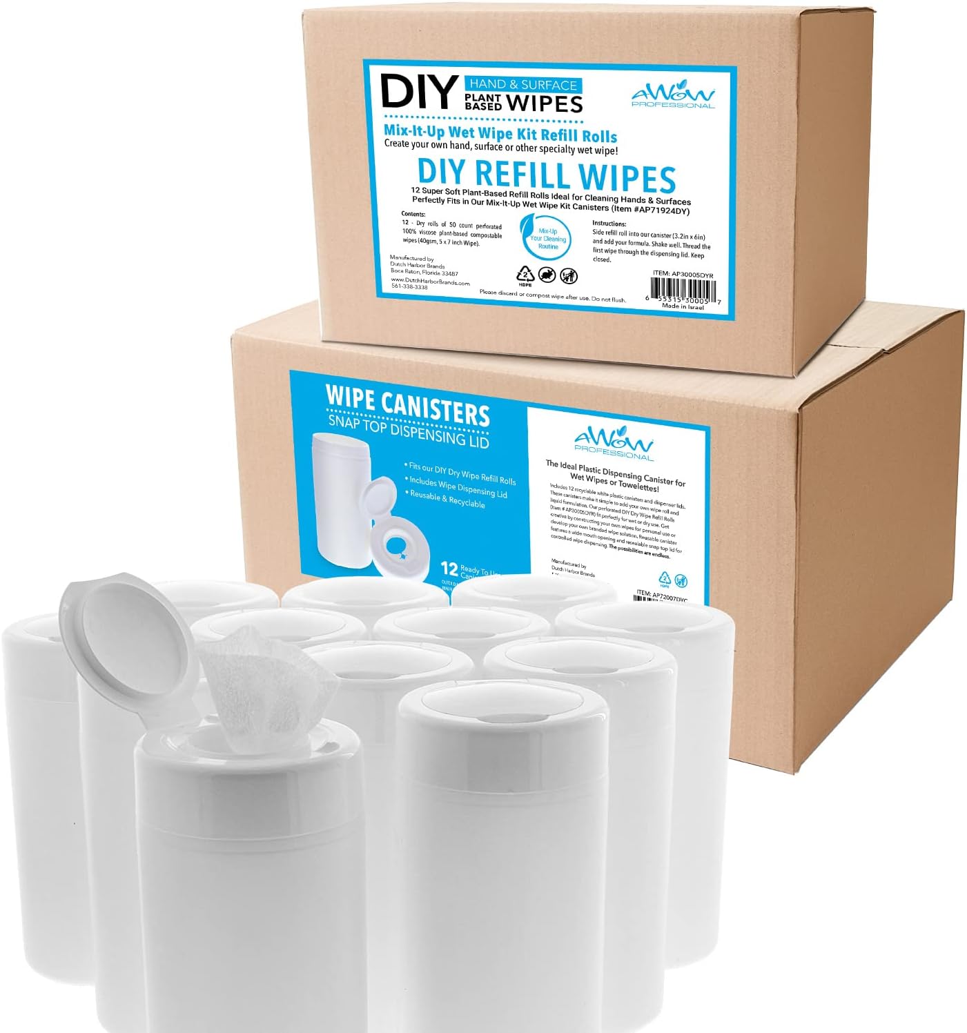 Amazon.com: AWOW Professional DIY Wet Wipes Bundle, Make Your Own Wet ...