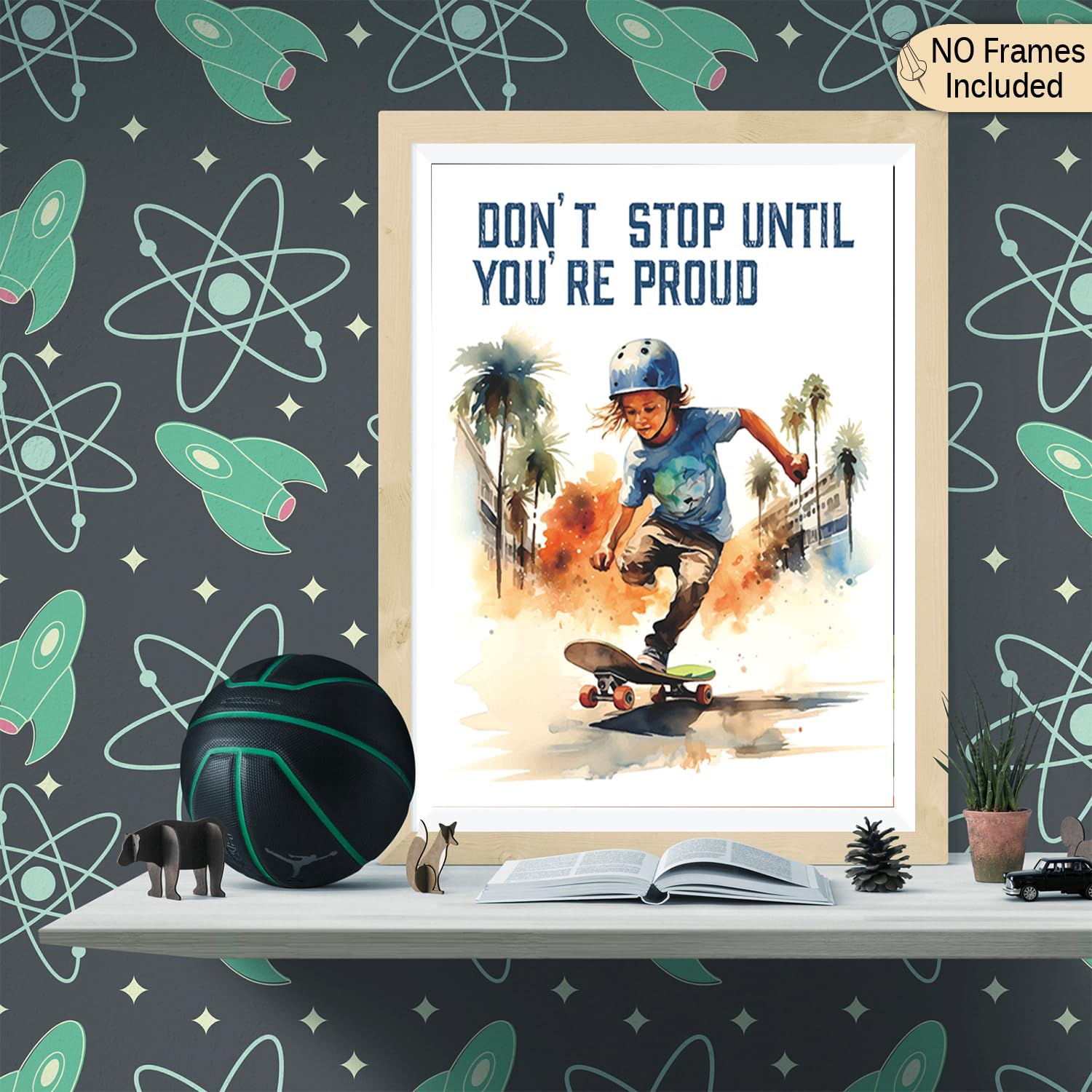 Skateboard Motivational Quotes Amazon.com: Motivational Skateboard