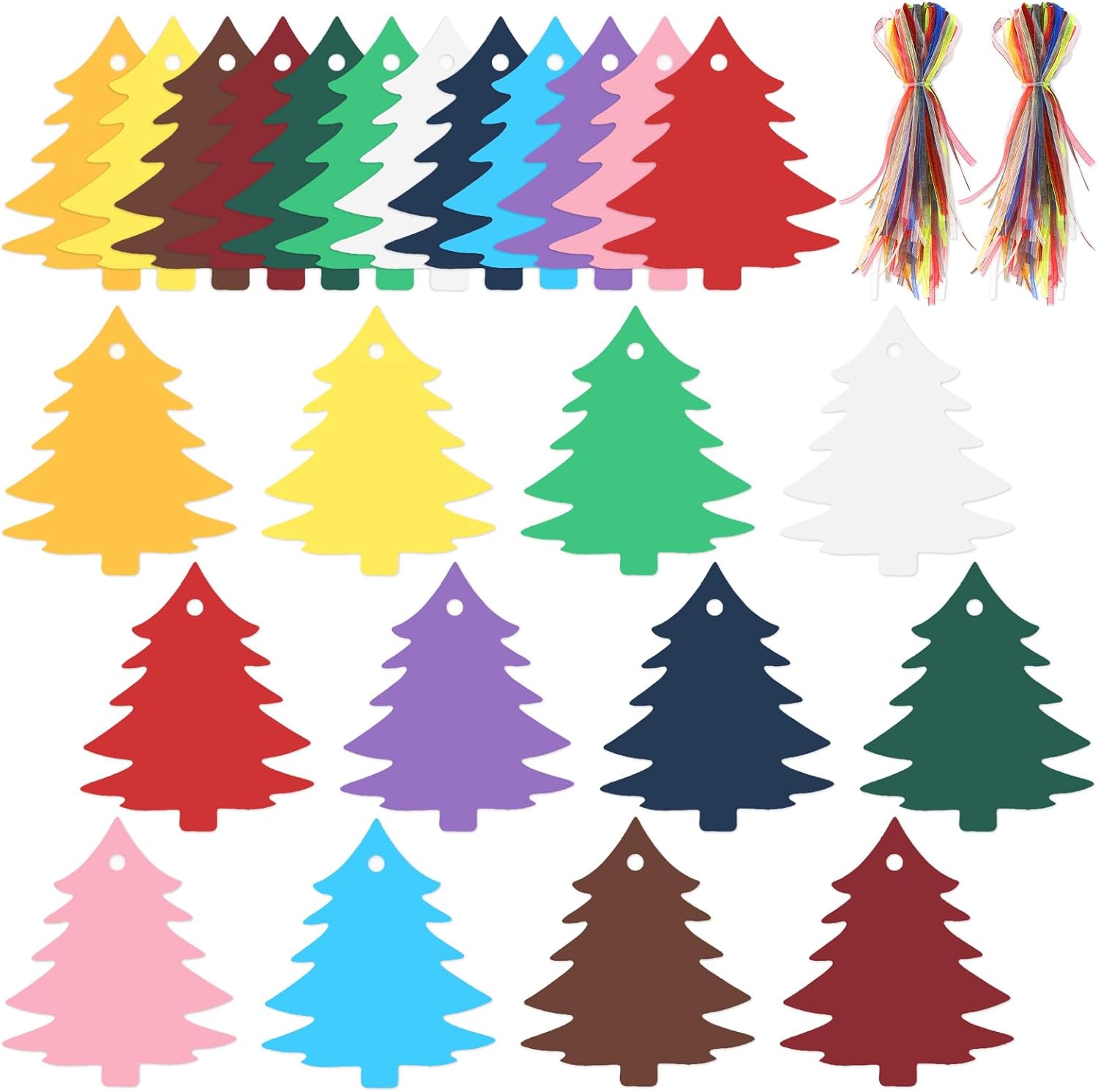Amazon.com: DECYOOL 168 Pcs Christmas Tree Gift Tags Blank Hanging Gift ...