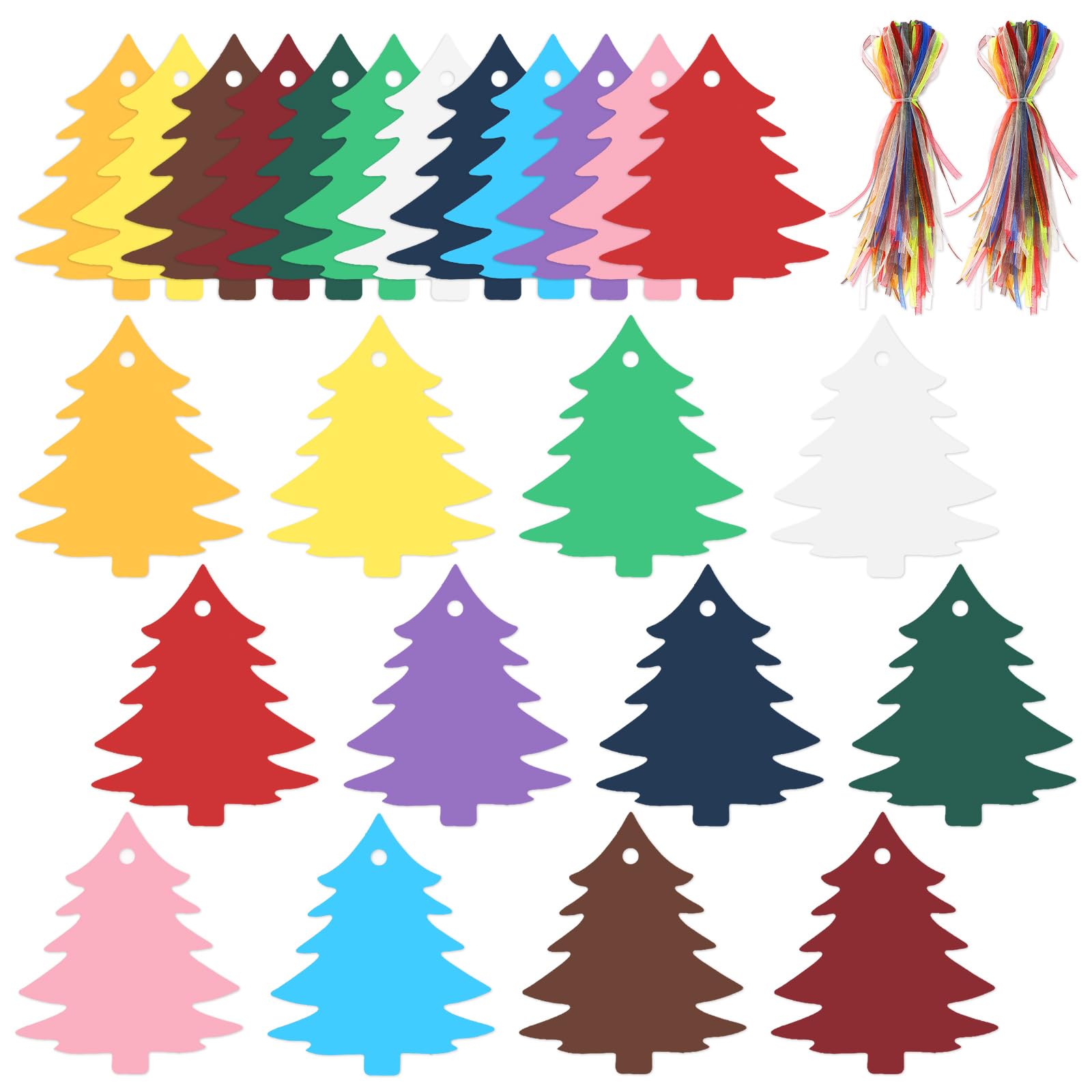 Amazon.com : DECYOOL 168 Pcs Christmas Tree Gift Tags Blank Hanging ...