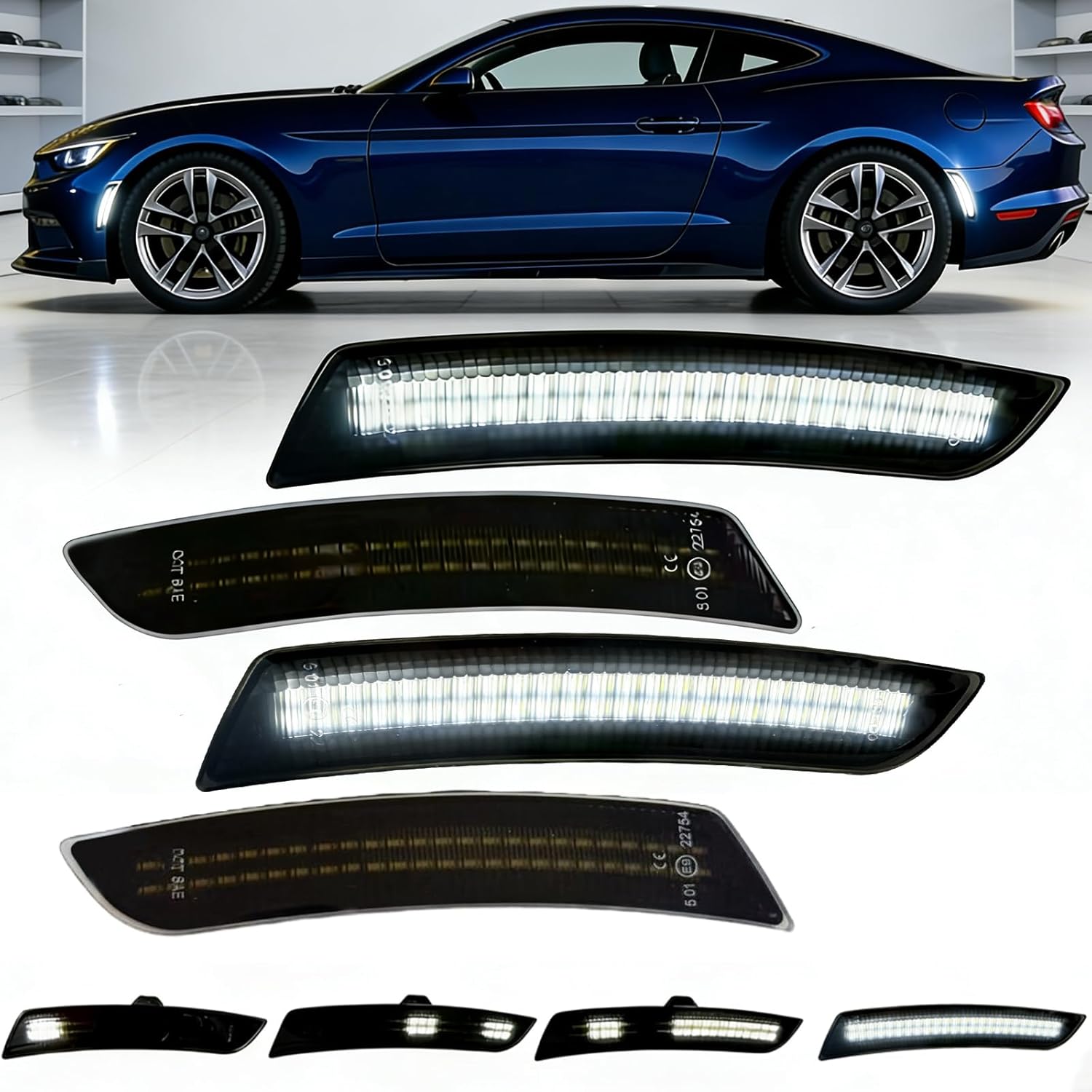 Amazon.com: Carspeed Dynamic White LED Side Marker Lights for Chevy ...