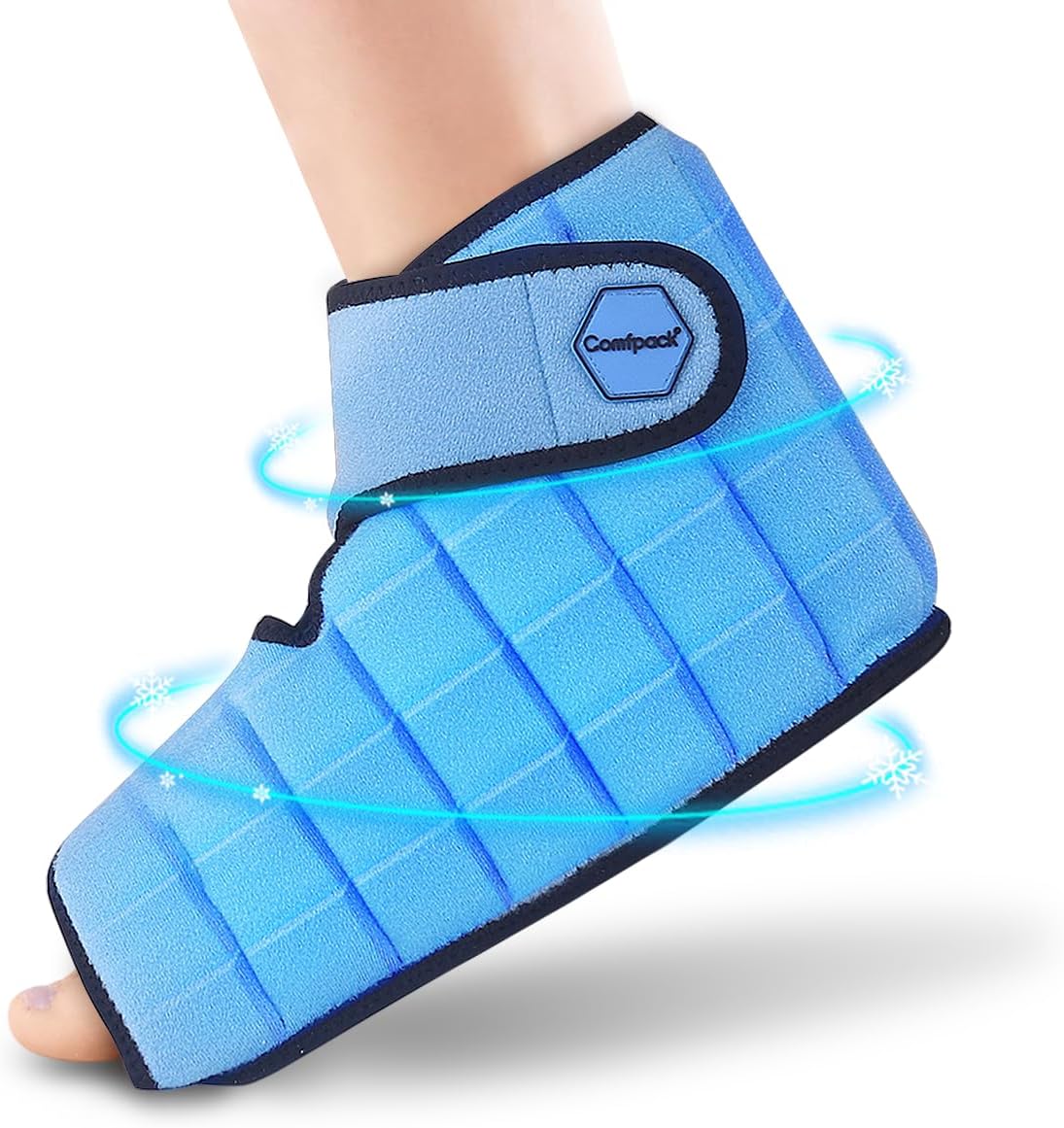 Amazon.com: Comfpack Large Foot Ice Pack Wrap for Plantar Fasciitis ...