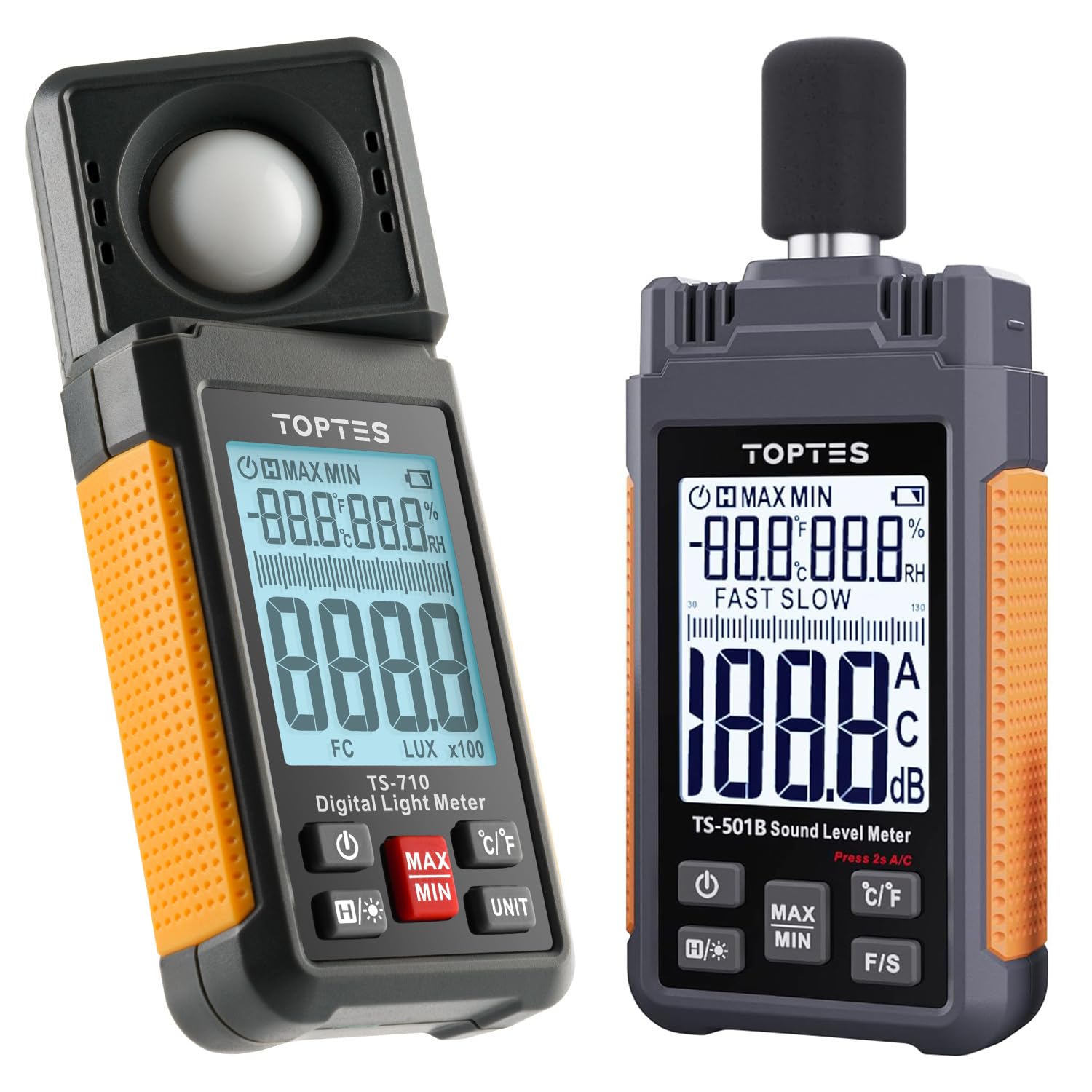Buy TopTes TS-501B Sound Level Meter & TS-710 Light Meter - an Great ...