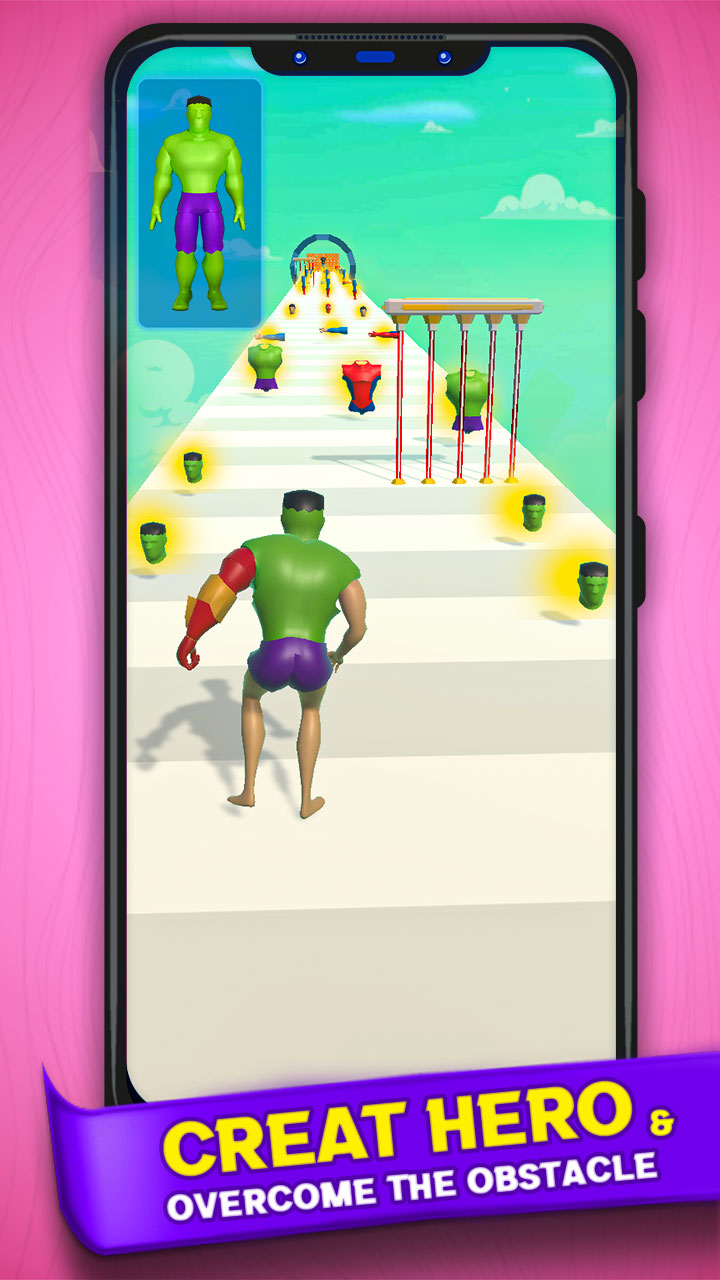 Mashup Superhero Master: Mutant Hero Maker Craft Runner 3D - Make ...