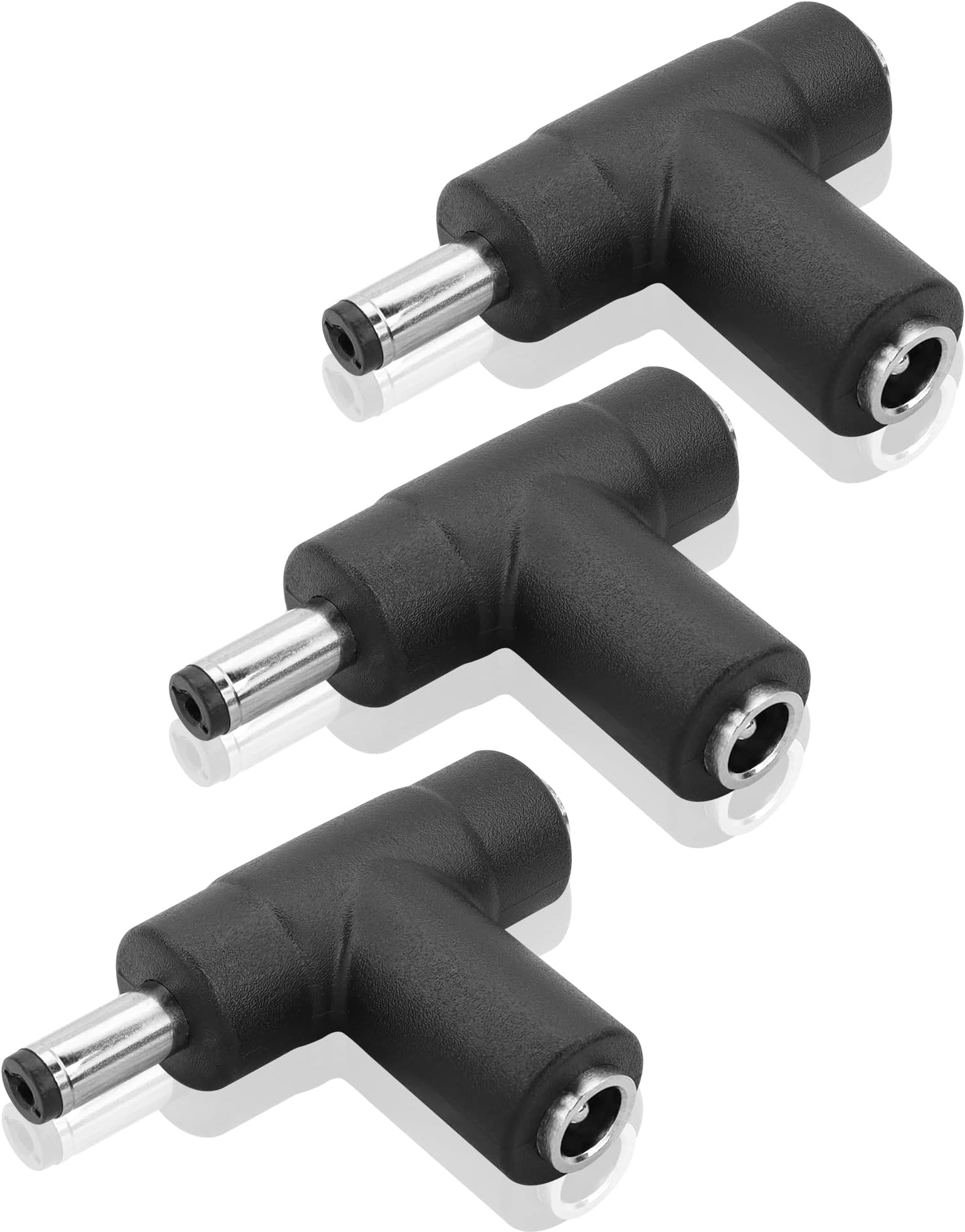 Amazon.com: GINTOOYUN DC Power Connector Adapter 90 Degree Angle1 Male ...