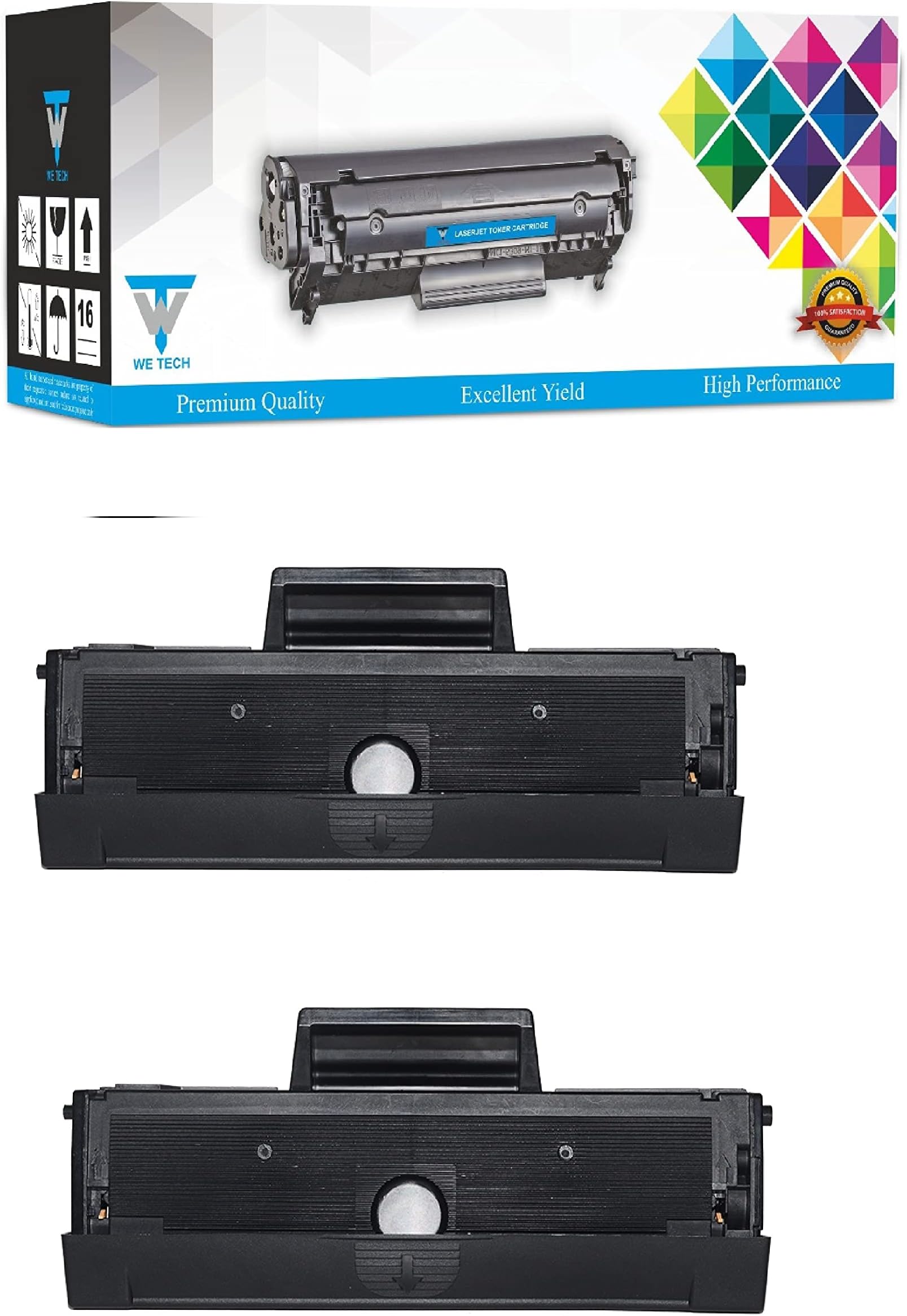 WE TECH 3025 Black Phaser 3020 WorkCentre 3025 Toner Cartridges for Xerox 3020 WC3025 Laser ...