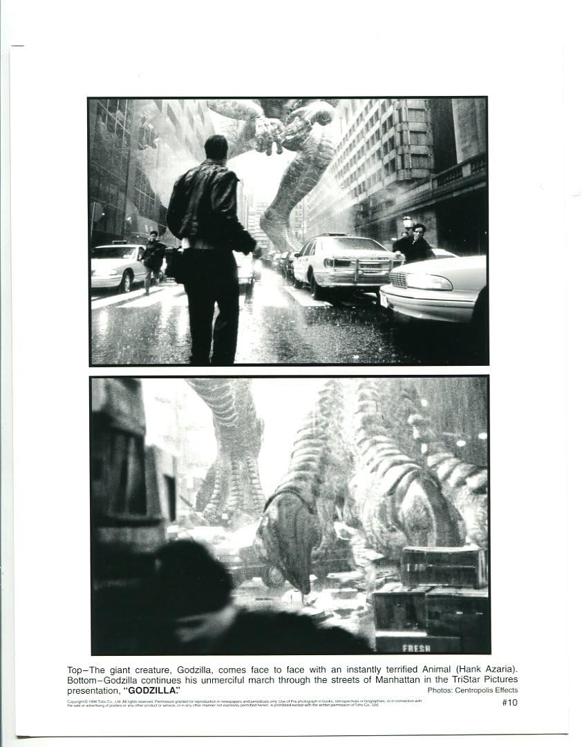MOVIE PHOTO: Godzilla-8x10-B&W-Still-Hank Azaria-Sci-Fi-NM at Amazon's ...