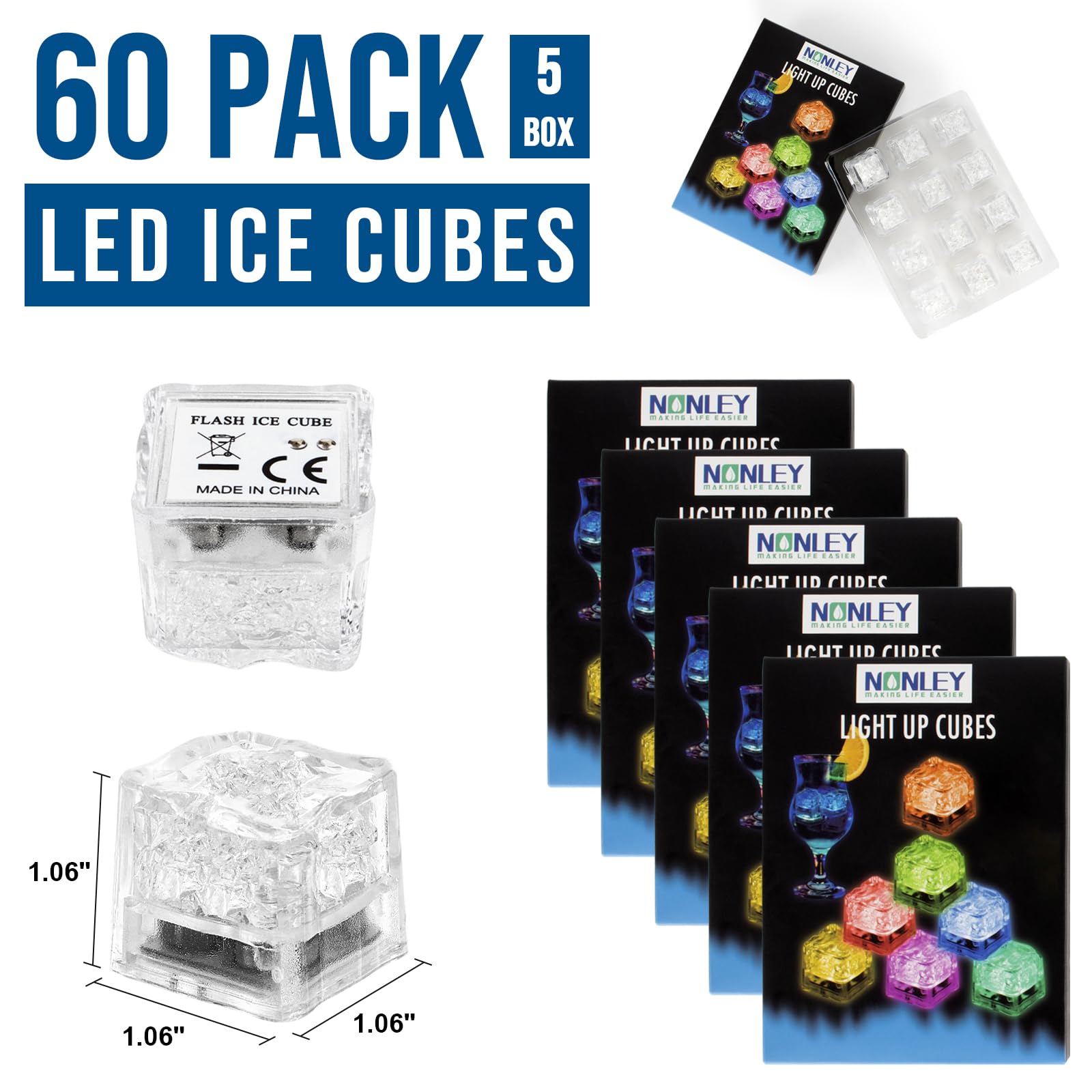 Light Up Cubes For Drinks